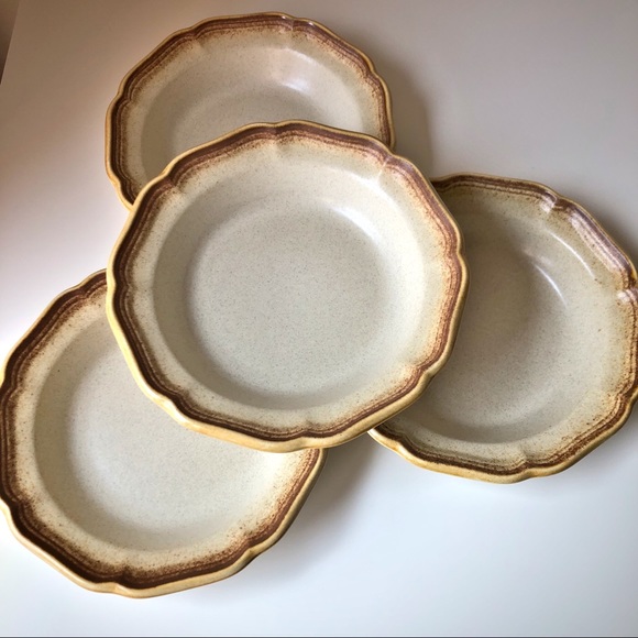 Mikasa | Dining | Mikasa Whole Wheat Pattern 4 Soup Bowls E800 ...